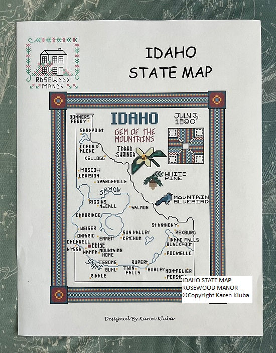Idaho State Atlas ID Map Idaho State Map